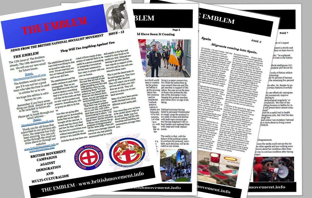 The Emblem - The BM's Electronic Newsletter - British Movement Northern ...