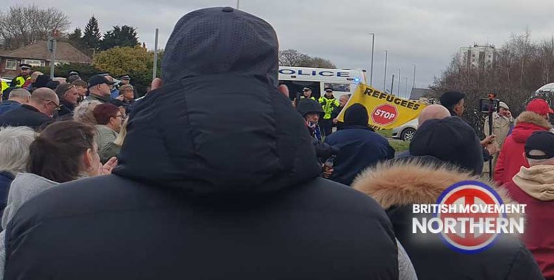 Best Attended Demo So Far In Leeds - British Movement Northern Region